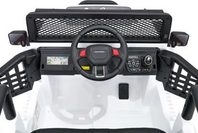 Elektrické autíčko Jeep BEAST 4x4 bílé