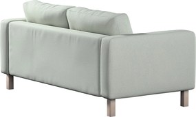 Potah na pohovku IKEA  Karlstad 2-místná, nerozkládací, krátký barva modrá látka pletený vzor