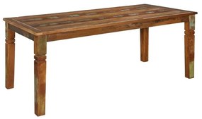 Bruxxi Jídelní stůl z recyklovaného dřeva Kalkutta, 180 cm, mango