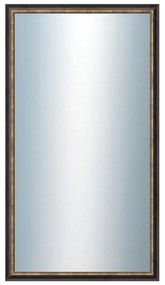 DANTIK - Zarámované zrcadlo - rozměr s rámem cca 50x90 cm z lišty TRITON černá (2139)