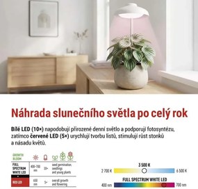 EMOS Bílá LED pěstební lampička 5W Z7901