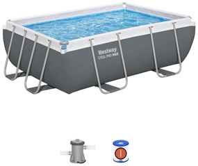 Bestway 56629 Zahradní bazén Power Steel 282 cm x 196 cm x 84 cm