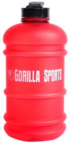Gorilla Sports Plastová láhev na pití, červená, 2200 ml