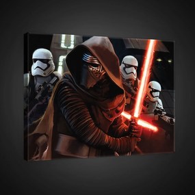 Postershop Obraz na plátně: Star Wars Dark Lord Kylo Ren - 70x50 cm