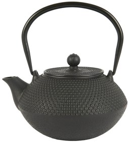 IB LAURSEN Litinová čajová konev Black 1,2 l, černá barva, kov