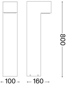 Ideal Lux - Venkovní lampa SIRIO 2xG9/15W/230V IP44 bílá