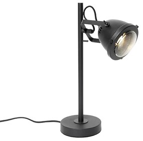 Industriální stolní lampa černá 45 cm - Emado