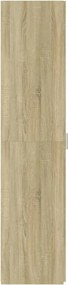 Skříň highboard dub sonoma 40 x 42,5 x 185 cm kompozitní dřevo 3281401
