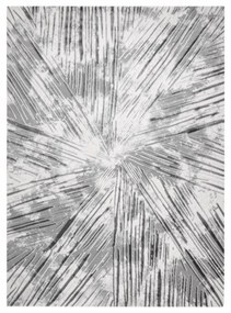 Luxusní kusový koberec akryl Zoe šedý 240x340cm