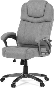Kancelářské křeslo KA-C715 GREY2, houpací mechanismus, šedá látka (65 x 73) cm