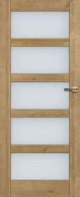 Interiérové dveře vasco doors BRAGA model 6 Průchozí rozměr: 70 x 197 cm, Orientace dveří: Levé dveře, Dekor: Dub Aljaška