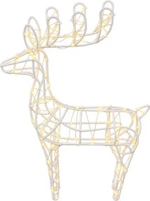 Vánoční svítící sob RUDOLF s LED osvětlením