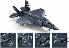 Sluban Model Bricks M38-B1361 Stíhací letoun F-35BS 1:44 / LEGO - komp