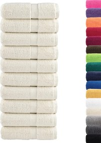 Prémiové mycí ručníky SOLUND 10 ks krémové 30x30 cm 600 g/m² 137469