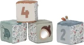 Little Dutch Kostky textilní 4 ks Forest Friends / od narození