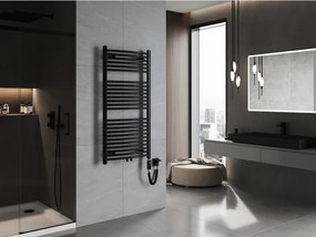 Mexen Ares, elektrické topné těleso 1200x600 mm + topná tyč 600 W, černá, W102-1200-600-2600-70
