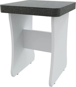 Casarredo - Komfort nábytek Jídelní stolička DOMINO bílá mat/šedá