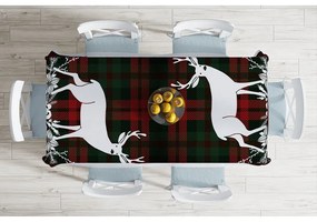 Vánoční ubrus s příměsí bavlny Minimalist Cushion Covers Tartan, 140 x 180 cm