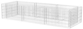 Gabionový vyvýšený záhon ocel 270 x 90 x 50 cm 142556