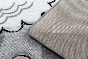 Dywany Łuszczów, Dětský kusový koberec Petit Unicorn grey, 200x290, šedá, dětský pokoj