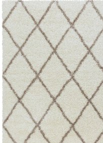 Kusový koberec Alvor Shaggy 3401 cream - 80 x 250 cm
