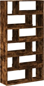Knihovna kouřový dub 100 x 33 x 187,5 cm kompozitní dřevo 3309352
