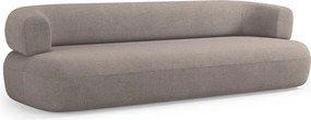 Světle hnědá pohovka z textilie bouclé 200 cm Jenny – Micadoni