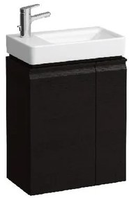 Laufen Pro S - Umyvadlová skříňka s dvířky a boční policí vpravo, 470x275x605 mm, wenge H4830010954231