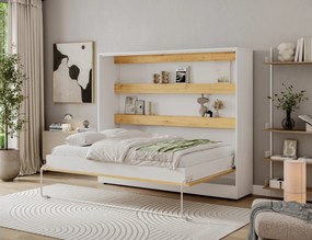 Devesto Sklápěcí postel Horizontální 140 Dub Artisan