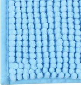 MSV CHENILLE koupelnová předložka 40 x 60 cm nebesky modrá / mikrovlák