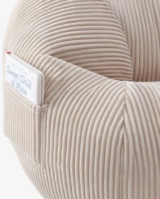 Sedací pytel s podnožkou COMFY 3.0 béžový