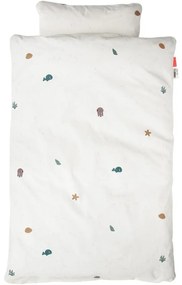 OnaDnes -20% Béžové dětské bavlněné povlečení Done by Deer Sea friends baby, 70 x 100 cm