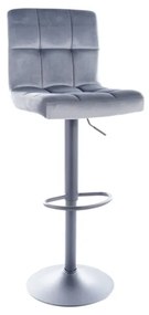 Barová židle C-105 Velvet, 44x92x37, bluvel 14