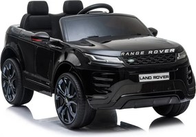 LEAN CARS Elektrické autíčko Range Rover Evoque černé lakované