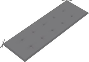 3místná zahradní lavice s poduškou 150 cm masivní eukalyptus 3060997