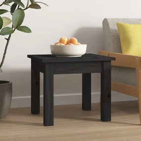 Konferenční stolek černý 35 x 35 x 30 cm masivní borové dřevo