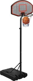 vidaXL Basketbalový koš 237–307 cm polyethylen [93653] Barva: Černá