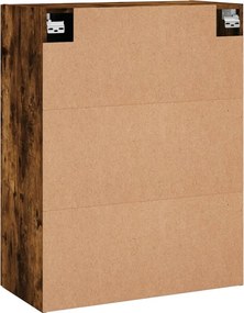 vidaXL Nástěnné skříňky 2 ks 69,5 x 34 x 90 cm [3195648] Barva: Betonová šedá