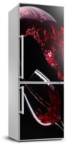 Wallmuralia Nálepka na ledničku fototapeta Červené víno 60x180 cm