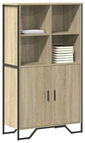Highboard dub sonoma 79,5 x 35,5 x 137,5 cm kompozitní dřevo