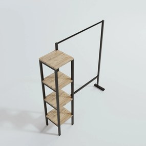 Kalune design Otevřená šatní skříň ISTINYE 170x160 cm