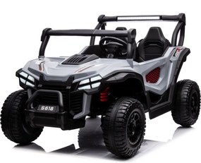 LEAN CARS Elektrické autíčko S618 šedé 4x4