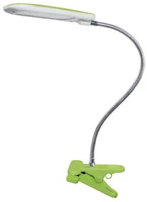 ACA DECOR Stolní LED lampa Clip 2 zelená