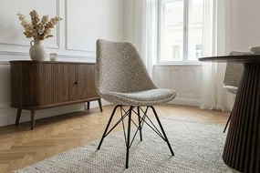 Designová židle Sweden béžová / šedá