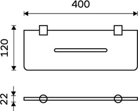 Nimco Police IXI, 40 cm BORMO černá - BRC X440-90