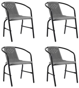 9dílný zahradní jídelní set s poduškami béžový polyratan 3212495