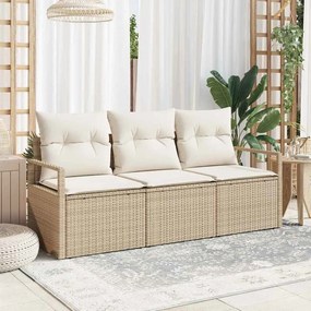 Set pohovek 3 ks Béžová polyratan 3346241