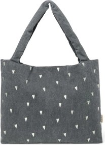 Studio Noos Denim Mom Bag Grey Hearts