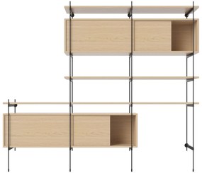 Bolia designové knihovny ROD Shelf 08