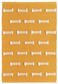 Okrově žlutý pratelný koberec 50x80 cm Juline – douceur d'intérieur